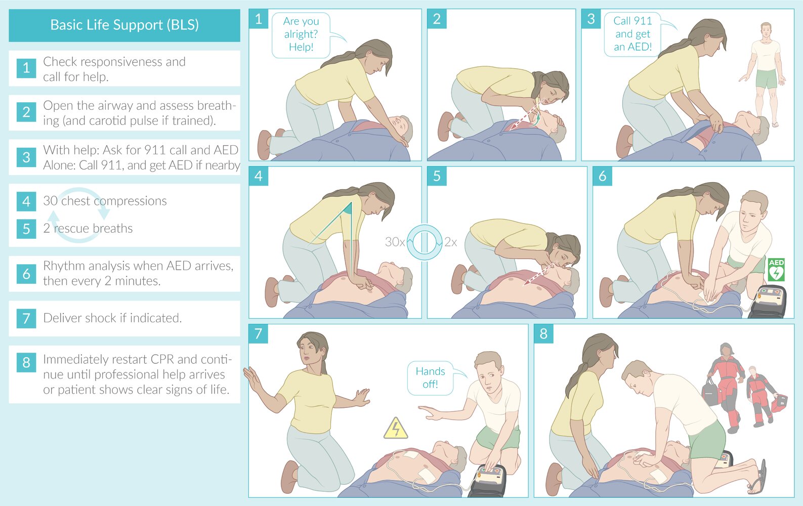 Cardiopulmonary Resuscitation Cpr CPR STEPS Copy This!